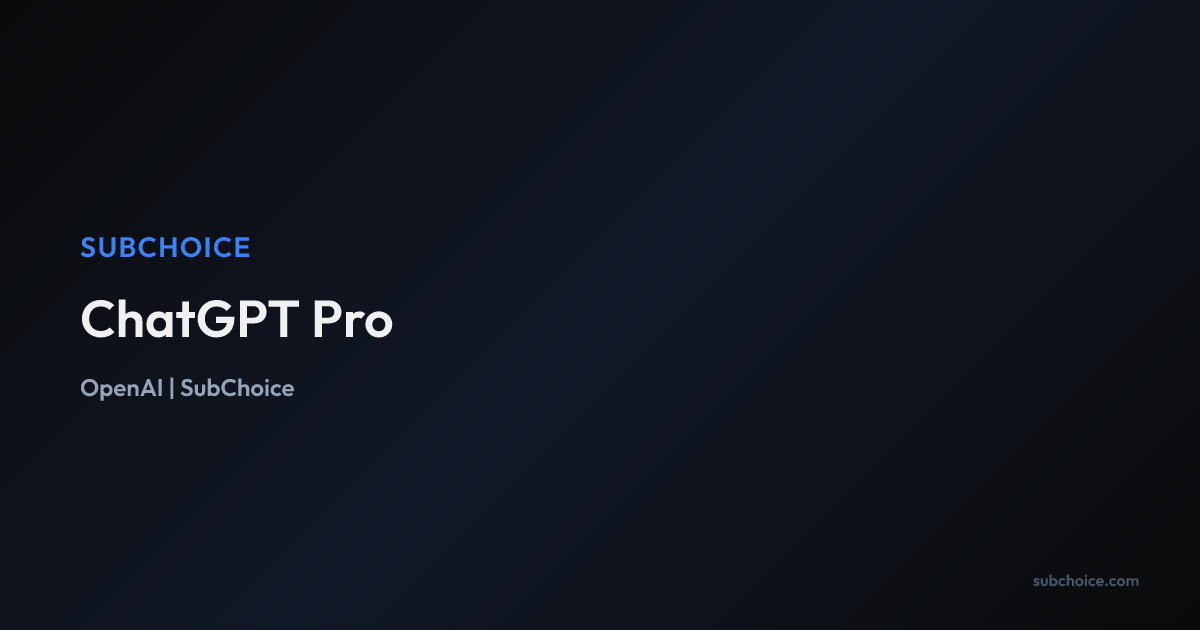 ChatGPT Pro Review 2026 - Pricing & Features | SubChoice